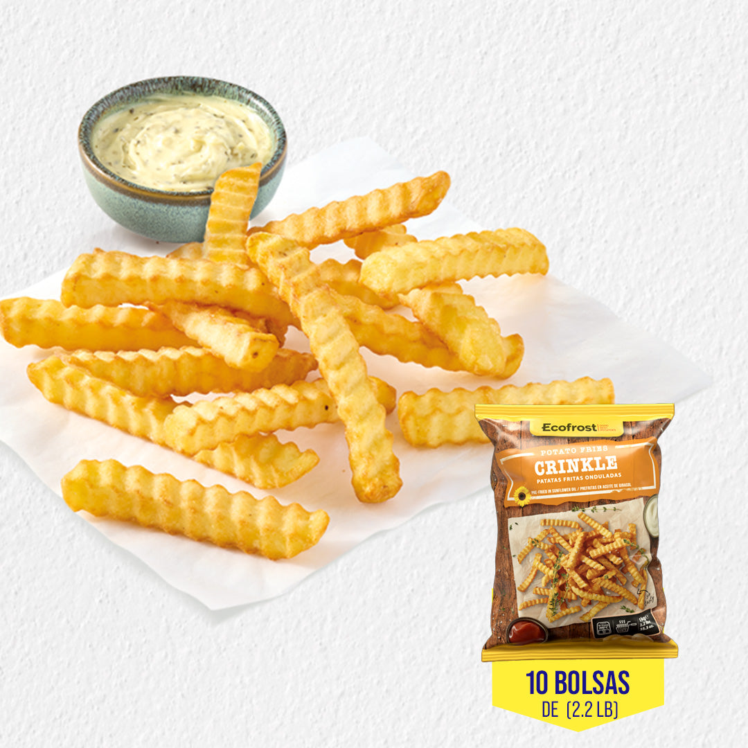 Papas Ecofrost Crinkle 5.5lb – MELO Alimentos